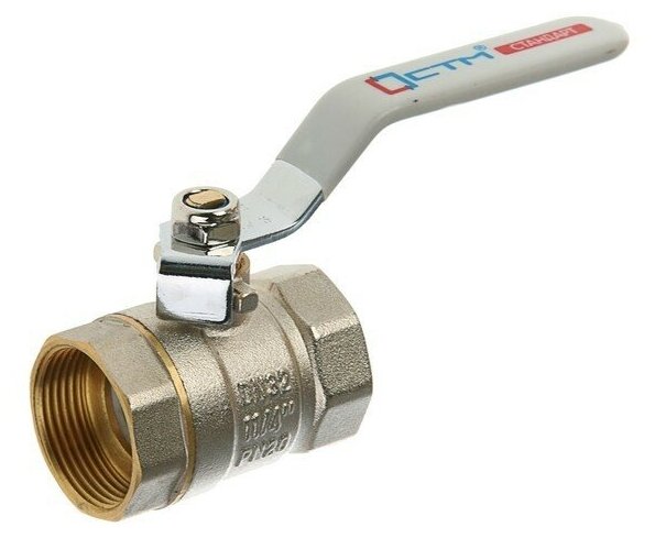 Кран шаровой "СТМ" Стандарт, PN20, внутренняя/внутренняя резьба 1 1/4", рычаг