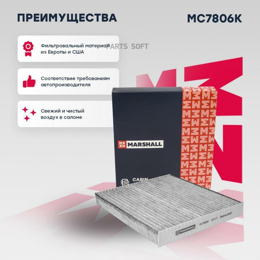 Фильтр салонный угольный