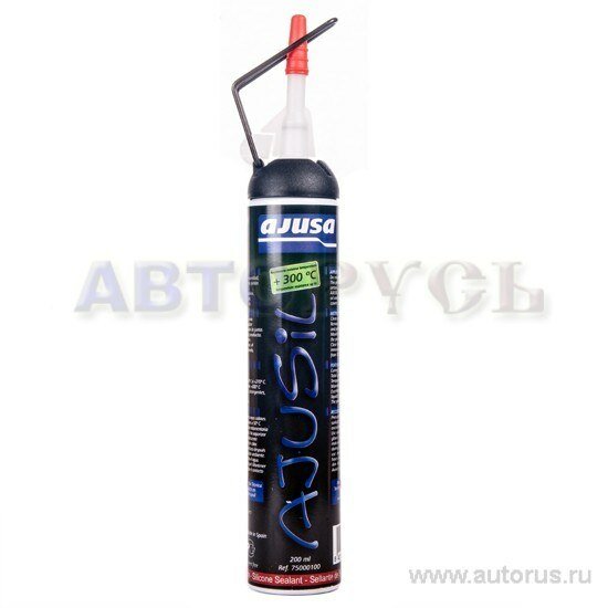 Герметик Ajusil, диапазон температур от -60°C до +300°C, 200 мл, артикул 75000100