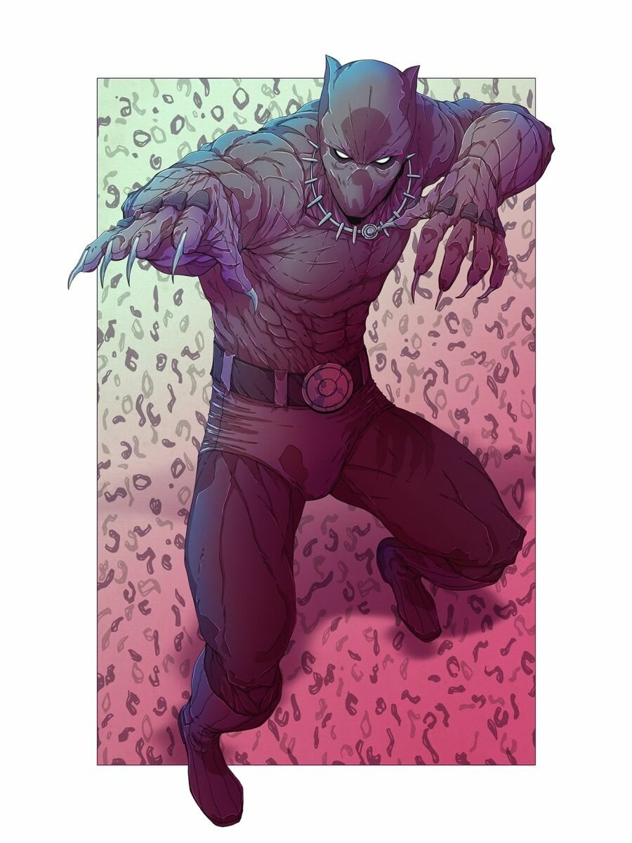 Постер "Superhero. Черная пантера"