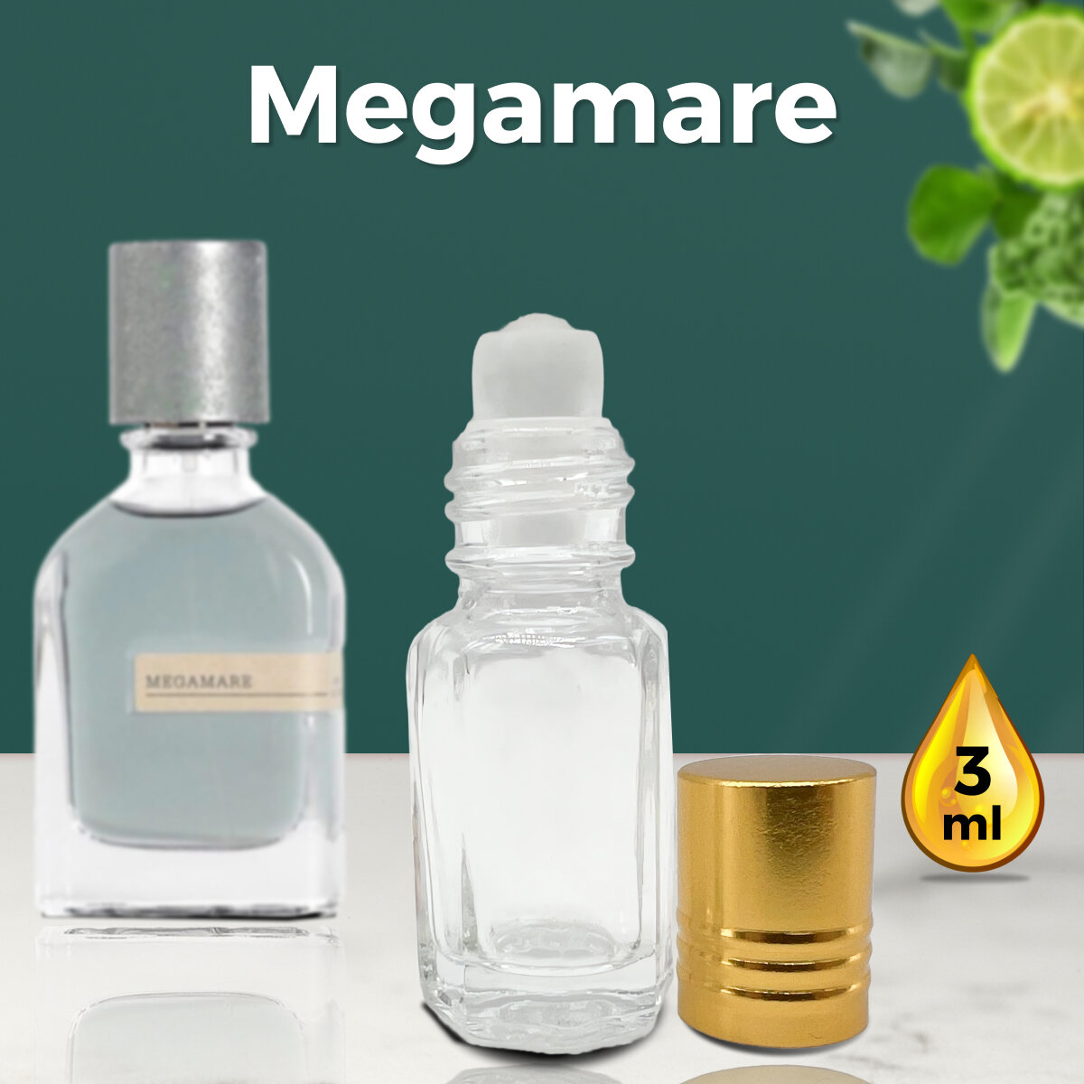 Духи унисекс по мотивам Megamare 3 мл + подарок 1 мл другого аромата