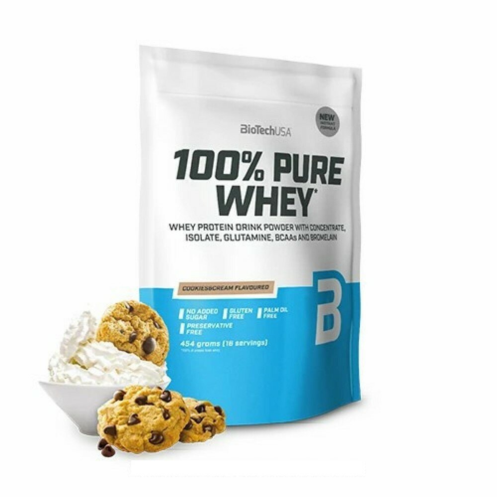 BioTech Pure Whey 454g (Печенье-крем)