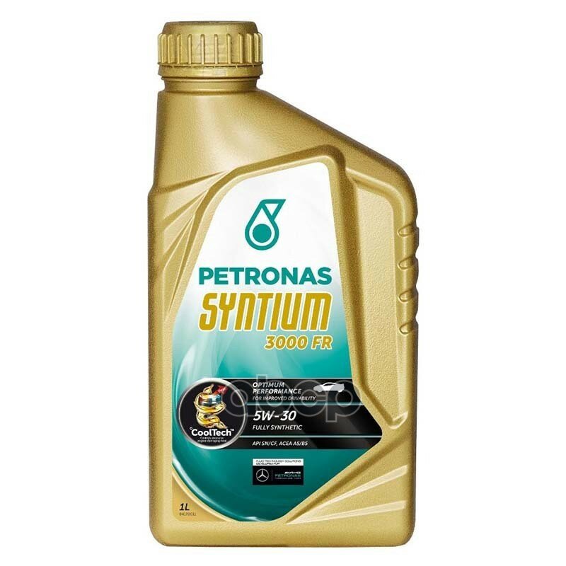 PETRONAS 18071619 SYNTIUM 3000 FR 5W30 1L масло моторное ACEA: A5/B5 API: SN/CF WSS-M2C913-C/D RN0700 шт.