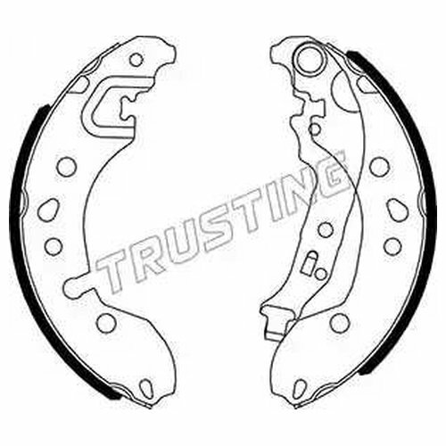 К-т бараб. тормоз. колодок Trusting арт. 088245