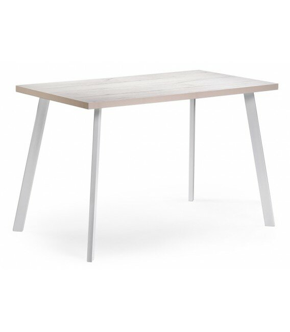 Стол Тринити Лофт 120 25 мм юта / белый матовый 489660