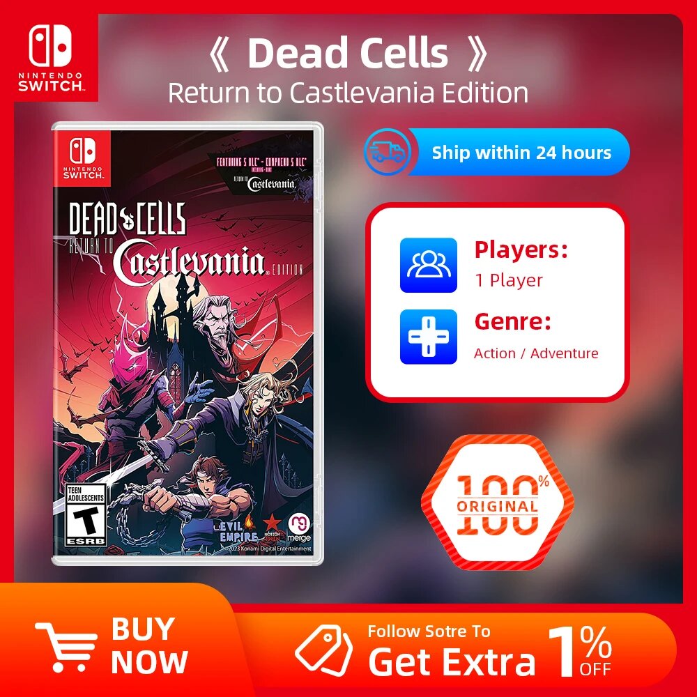 Nintendo Switch Dead Cells Return to Castlevania — фото 1