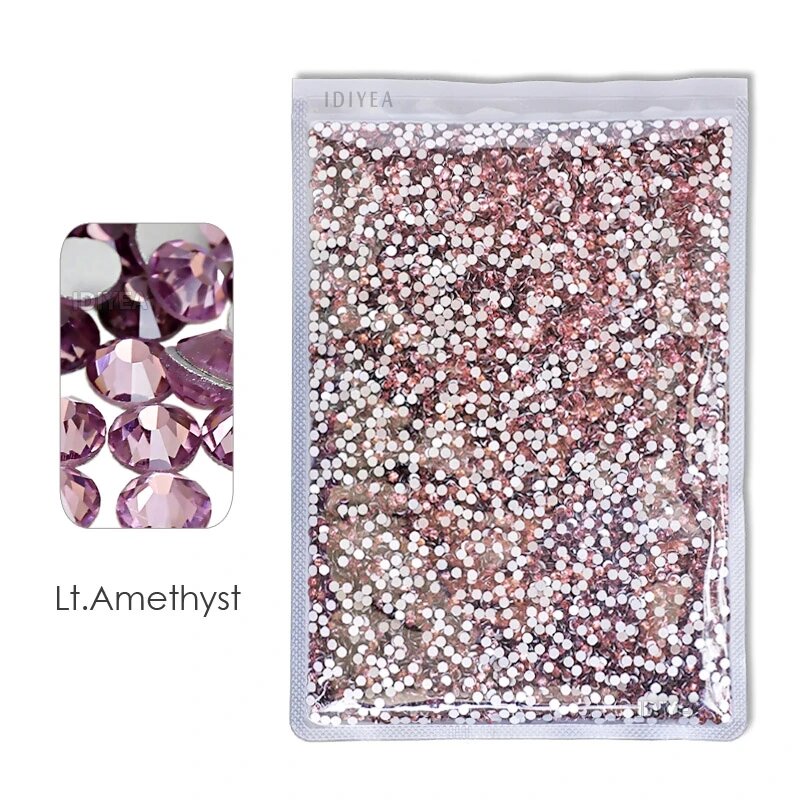 Стразы IDIYEA Lt.Amethyst для 3D ногтей