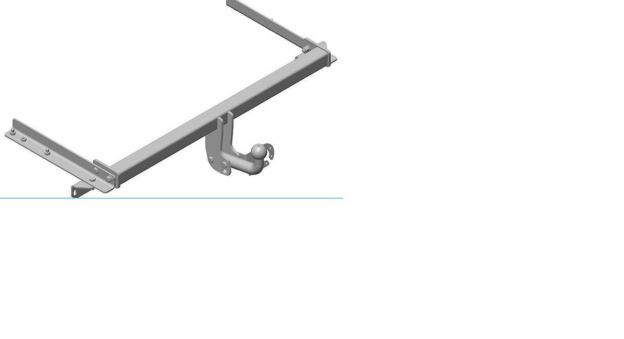 Фаркоп для Chevrolet Aveo хэтчбек/седан (2012-) (без электрики) (паспорт и сертификат) AvtoS. CV11