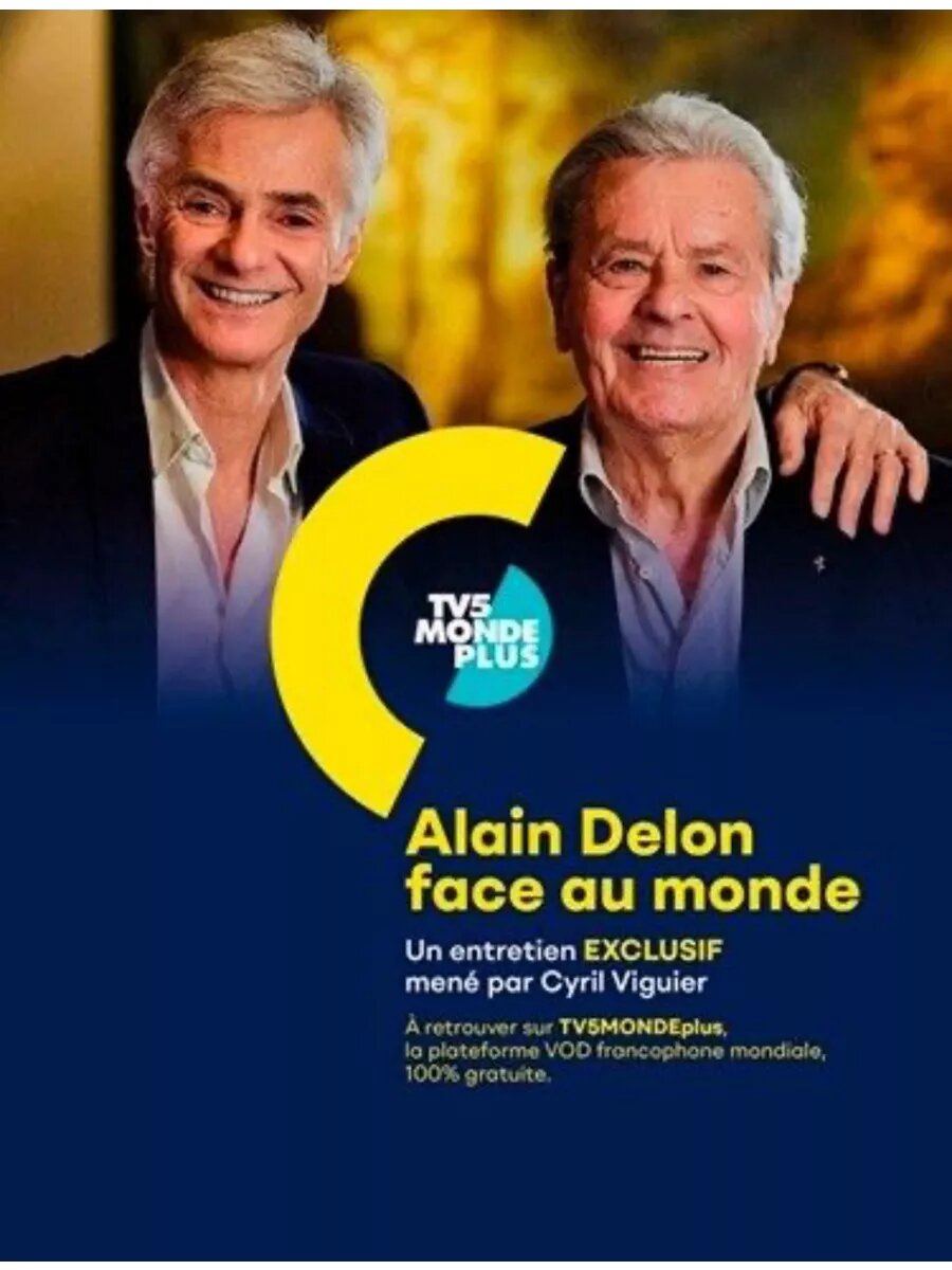 Ален Делон лицом к миру (2021) (DVD-R)