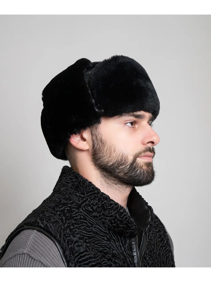 Шапка-ушанка для мужчин