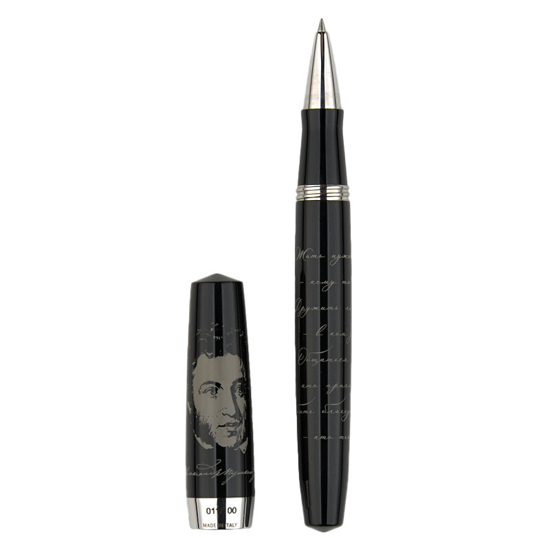 Ручка-роллер Montegrappa Aleksandr Pushkin Limited Edition. Артикул ELM-PUSH-RB