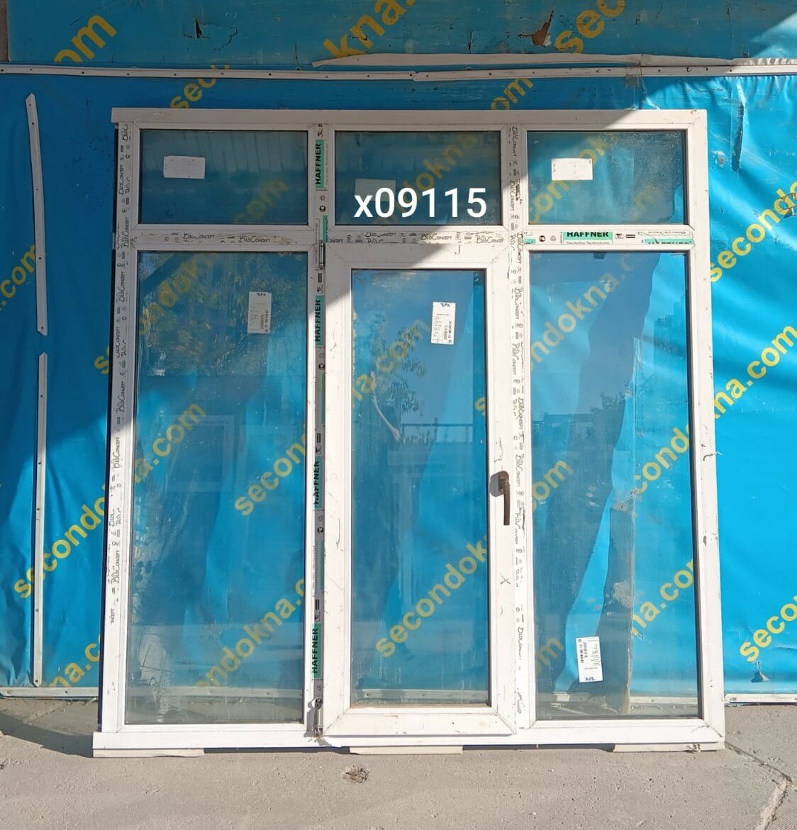 Пластиковое окно Б/У 1800(в) 1460 об х 1750(ш)