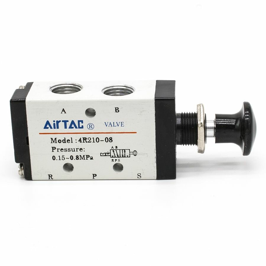 4R210-08 Пневмораспределитель AIRTAC с ручным управлением