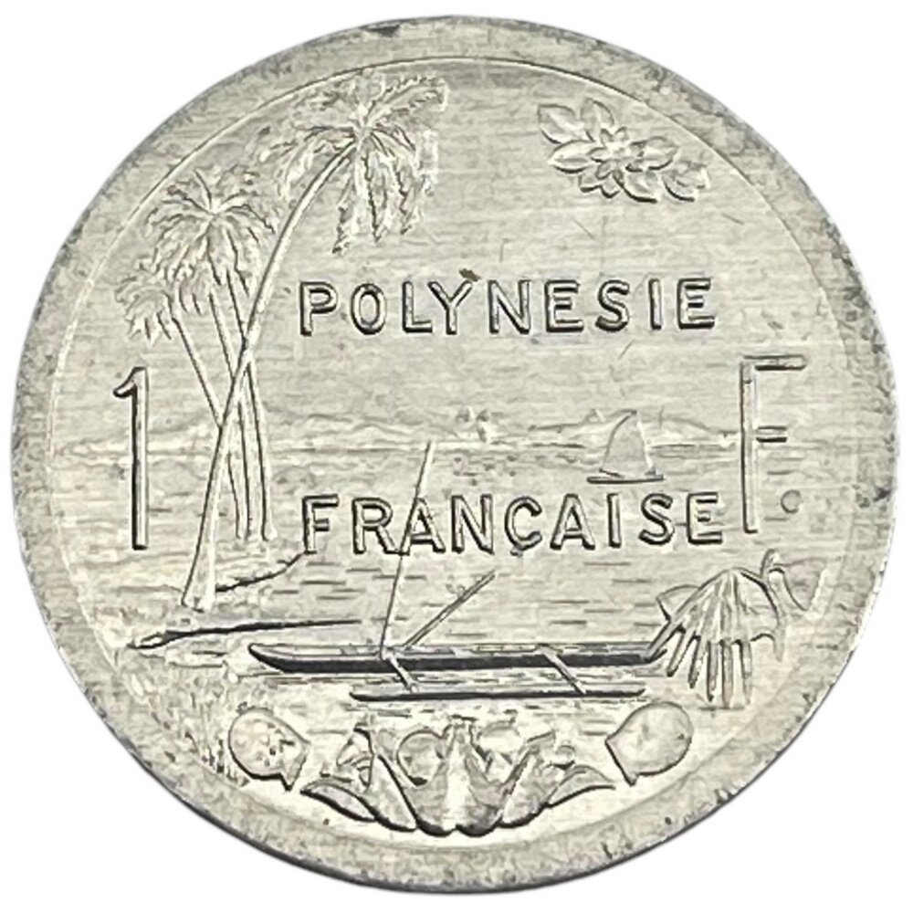 Французская Полинезия 1 франк 2002 г.