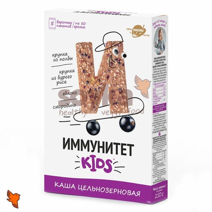 Каша зерновая Иммунитет kids яблоко смородина Образ жизни, 250г