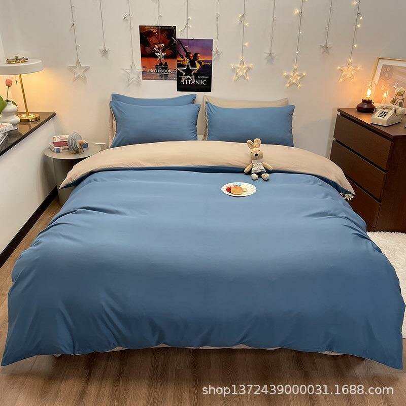 Комплект постельного белья Sweet Dream Nude Sleeping, полиэстер, хлопок, 4 предмета