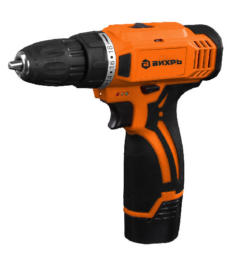 Дрель-шуруповерт аккумуляторная ДА-12Л-2 Вихрь
