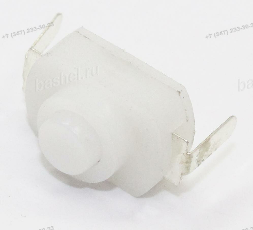 Кнопка PBS-128 (KAN-15) 1A 220V с/ф (для фонарей) белая