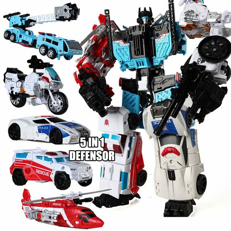 Робот-трансформер, игрушки hzx defensor bruticus superion