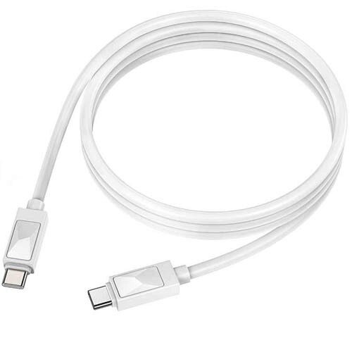 Кабель USB-Cm/Cm Borofone BX109 White зарядка 3A 60Вт PD - 1 метр белый