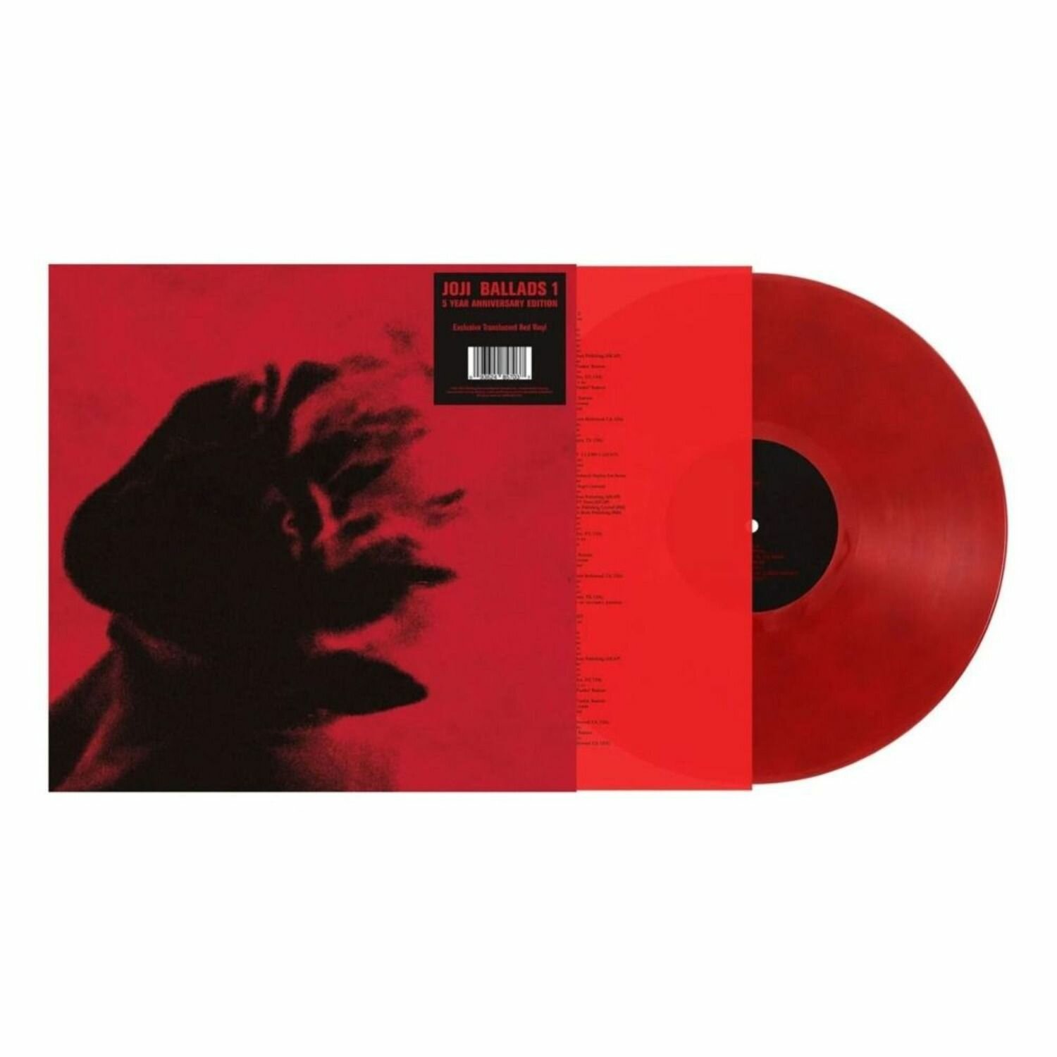 Виниловая пластинка Joji - Ballads 1 Red Translucent, 5th Anniversary Edition New