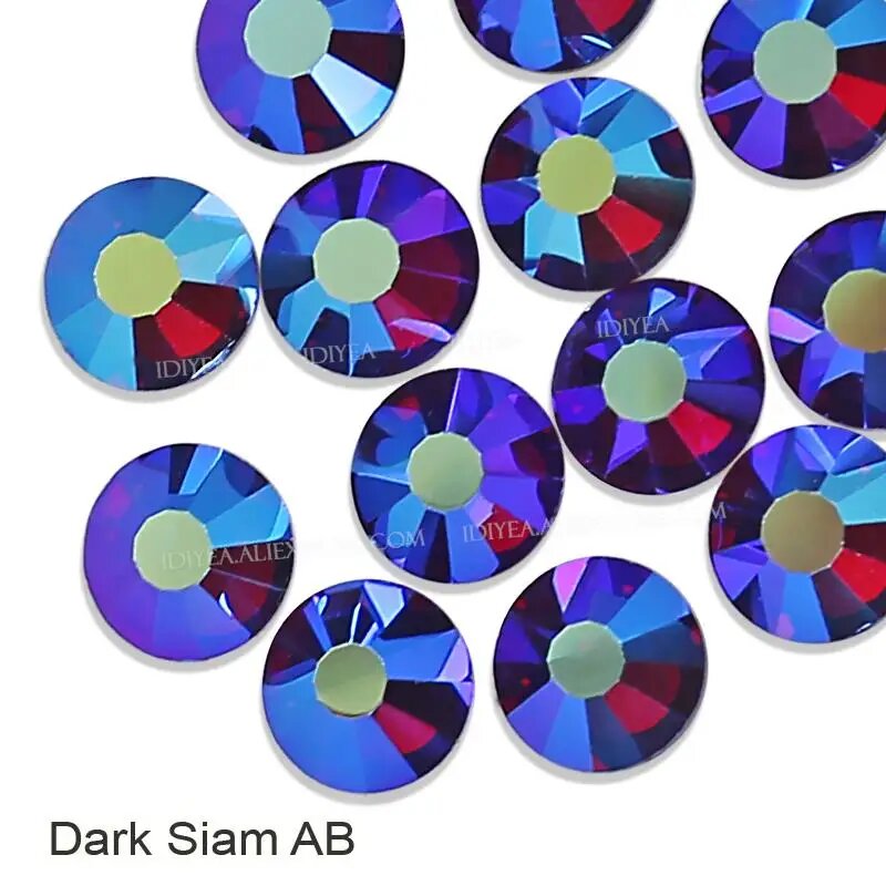 Стразы Dark Siam AB фиолетовые SS20 1440шт