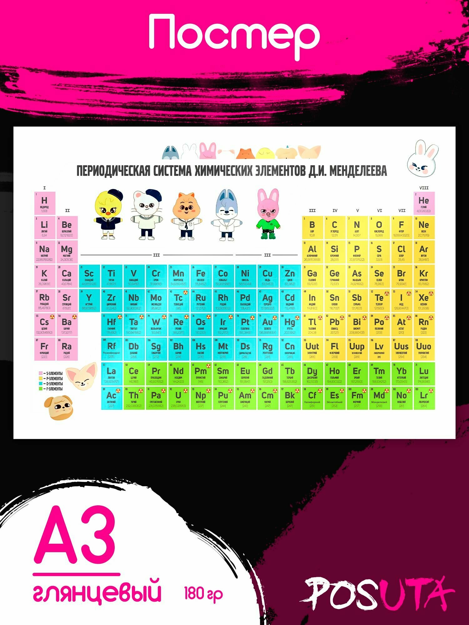 Постер на стену Stray Kids стрей кидс