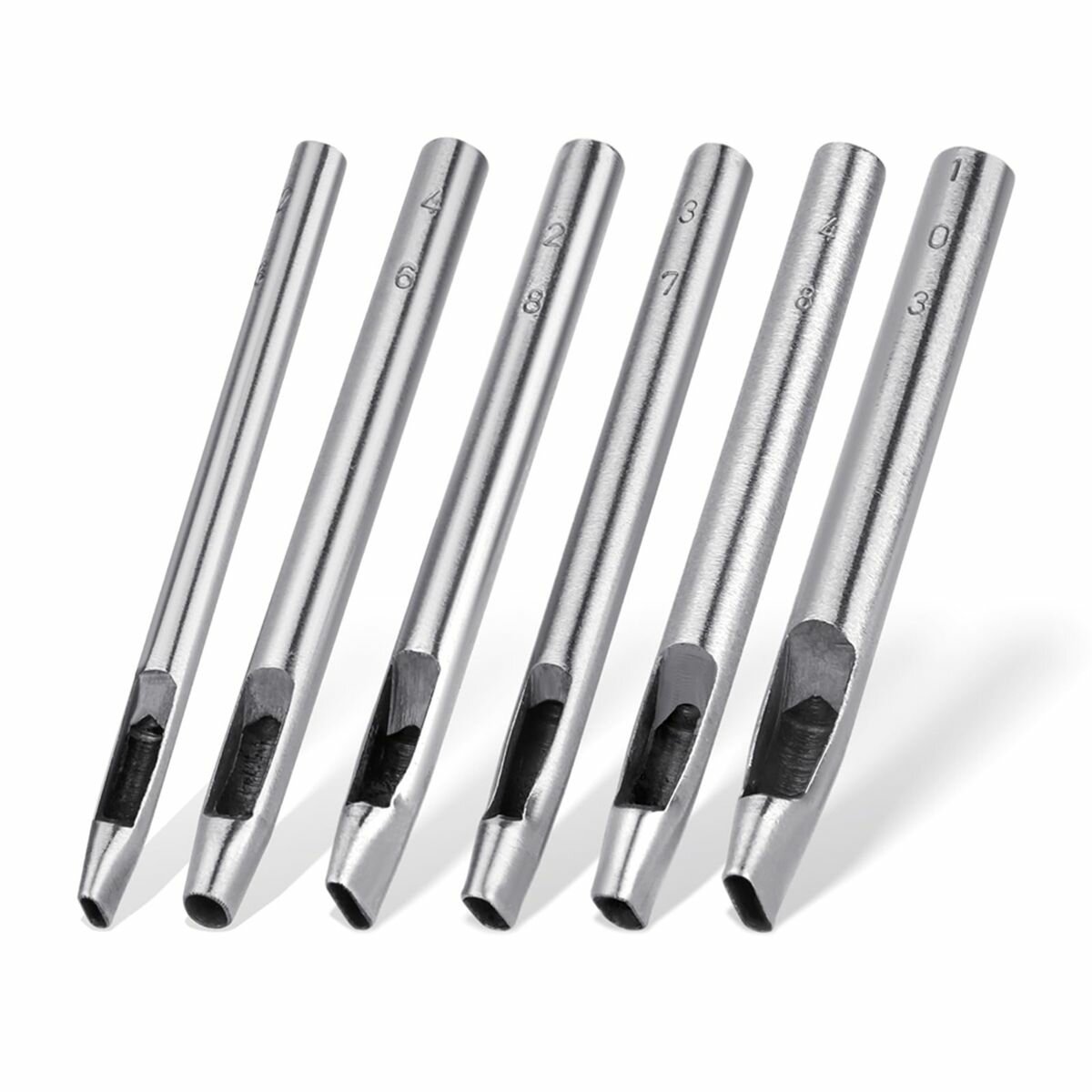 6 Размеров Овального Дырокола Для Кожи 6-10 Мм Изготовления Изделий Из