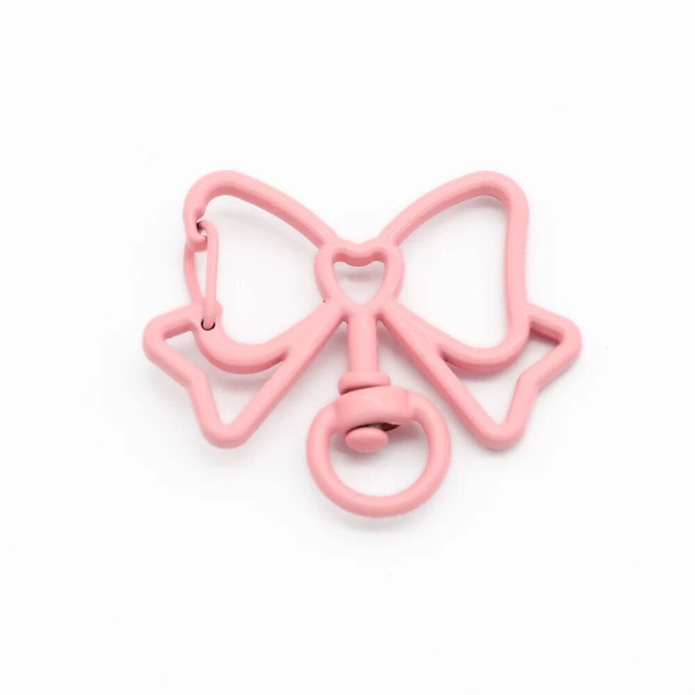 Металлические зажимы для галстуков-бабочек 5 шт Розовый, light pink