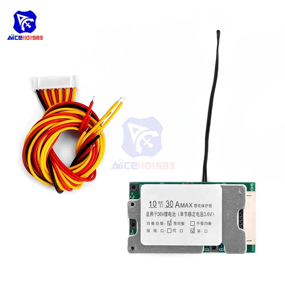 Регулятор напряжения 10S 36V 30A balance