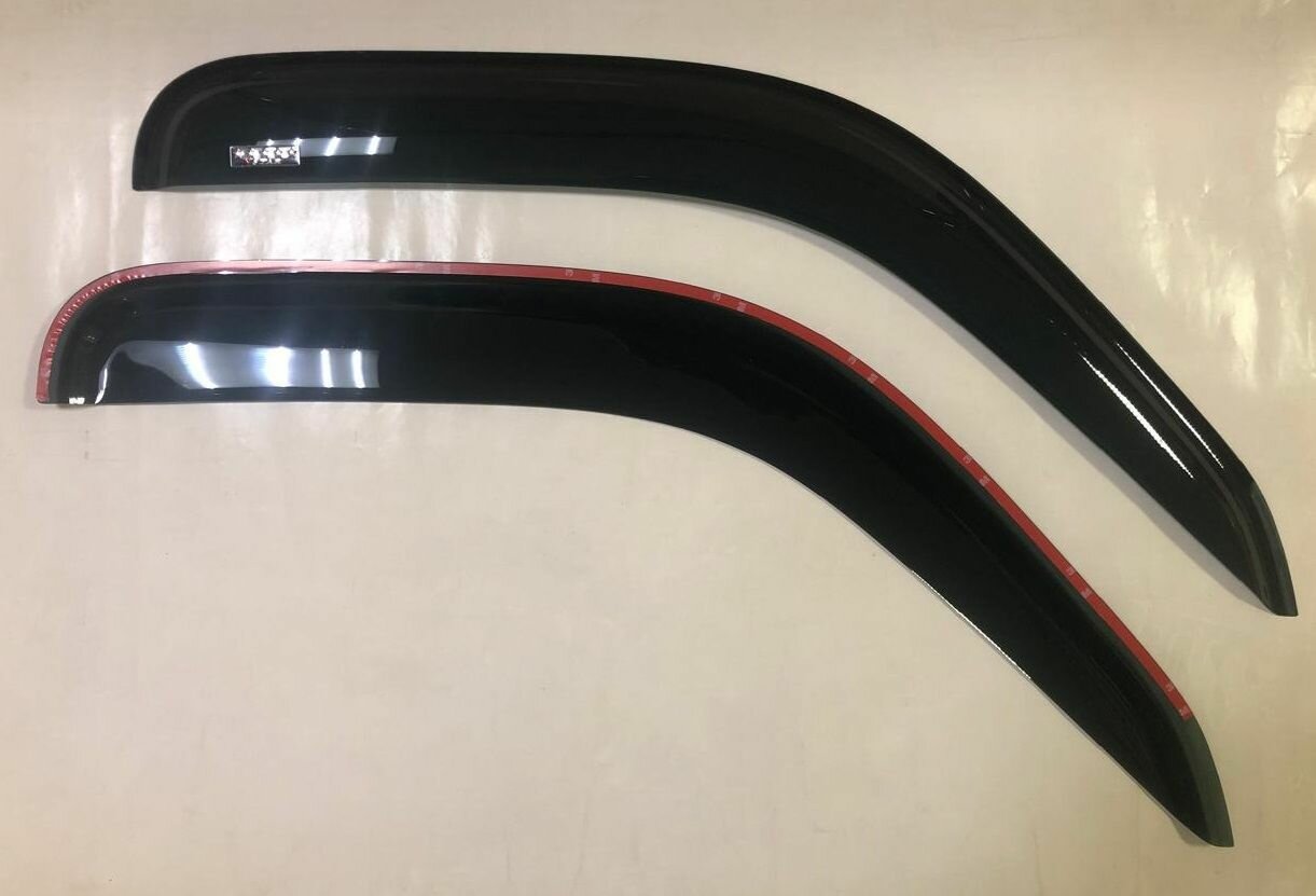 Ветровики передних окон на скотче, Renault Master, Opel Movano B, Nissan NV400 2010- (Рено Мастер, Опель Мовано, Ниссан НВ400)