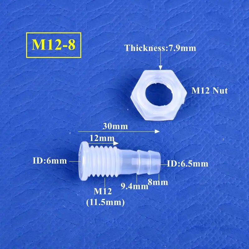 Соединитель PP Pagoda SgooHan 5-200 шт. Синий, M12-8, 200 Pieces