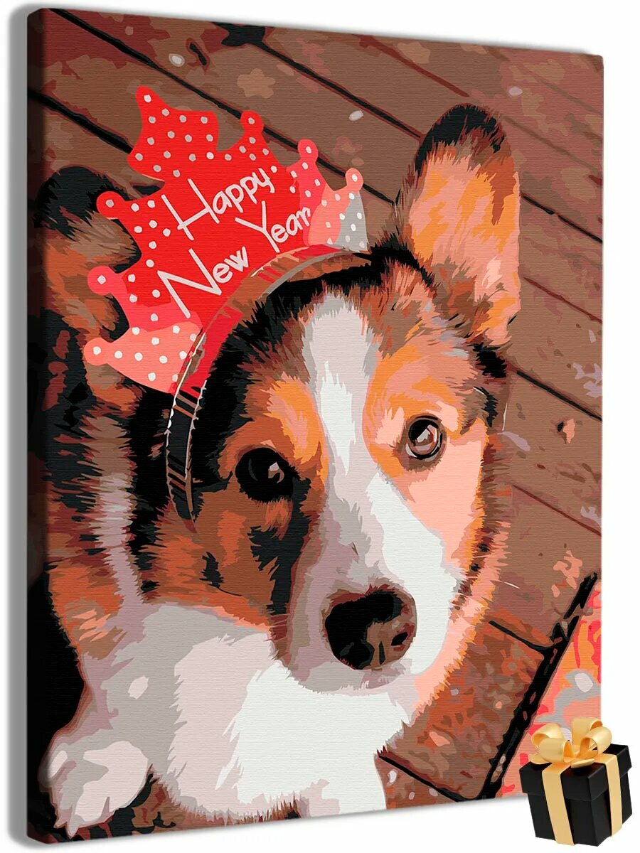 Картины по номерам Корги