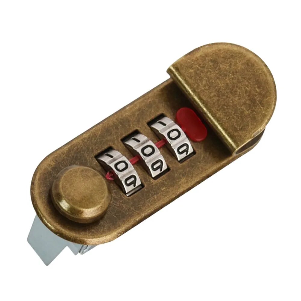 Блокнот с кодовым замком из сплава, 65.57x26x22.1mm-B
