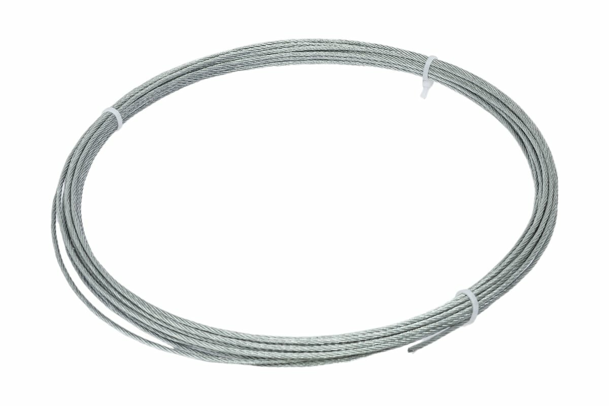 Tech-Krep трос стальной для растяжки DIN 3055 2 мм 10 м 127842 для монтажа и фиксации