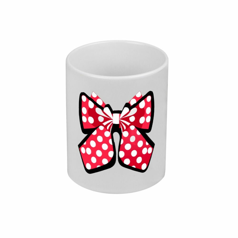 Кружка Бантик стильный в горох