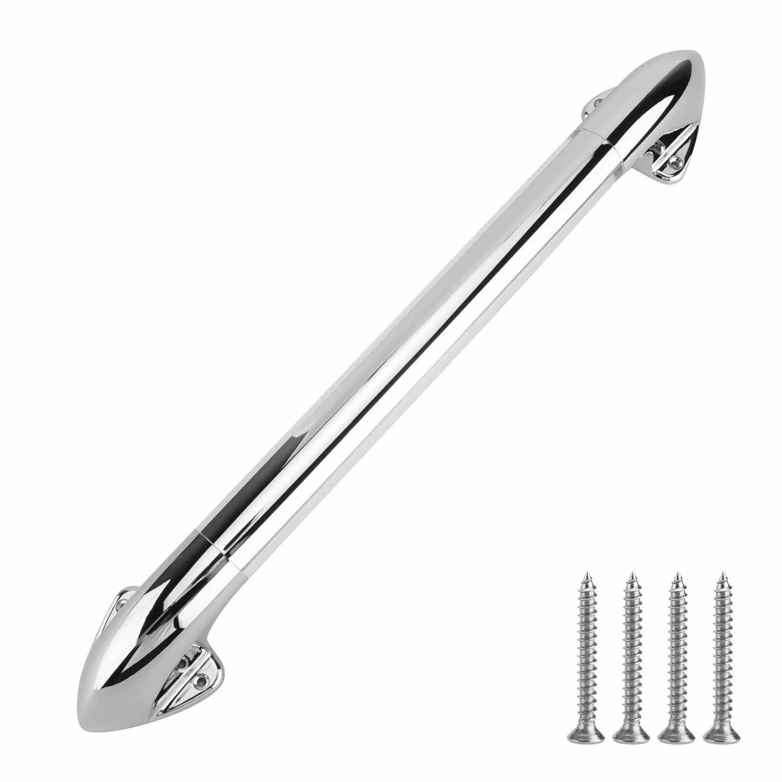 LED перила безопасности с подсветкой 18 дюймов, цинковый сплав, 12V/24V для яхт, автоприцепов и ванных комнат