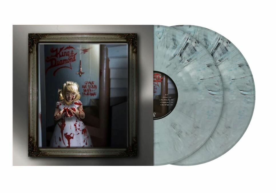 Виниловая пластинка KING DIAMOND - Give me your soul . please 2-LP Marbled