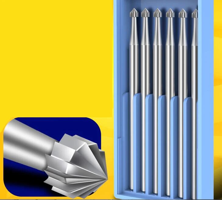 Ювелирный бур для установки камней Q, 6 шт, 2,35 мм 1.7 mm