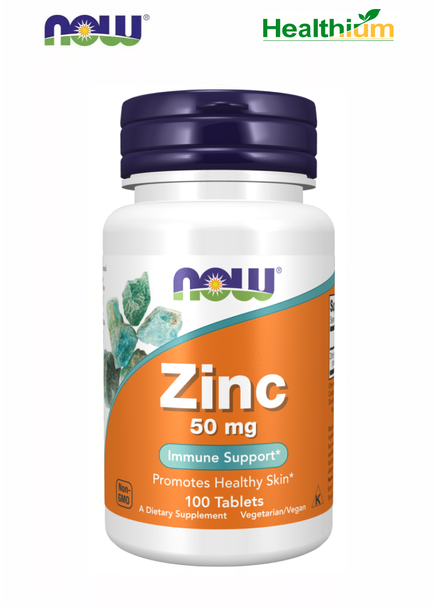 NOW Zinc Gluconate 50мг 100 таблеток Нау цинк глюконат 50 мг