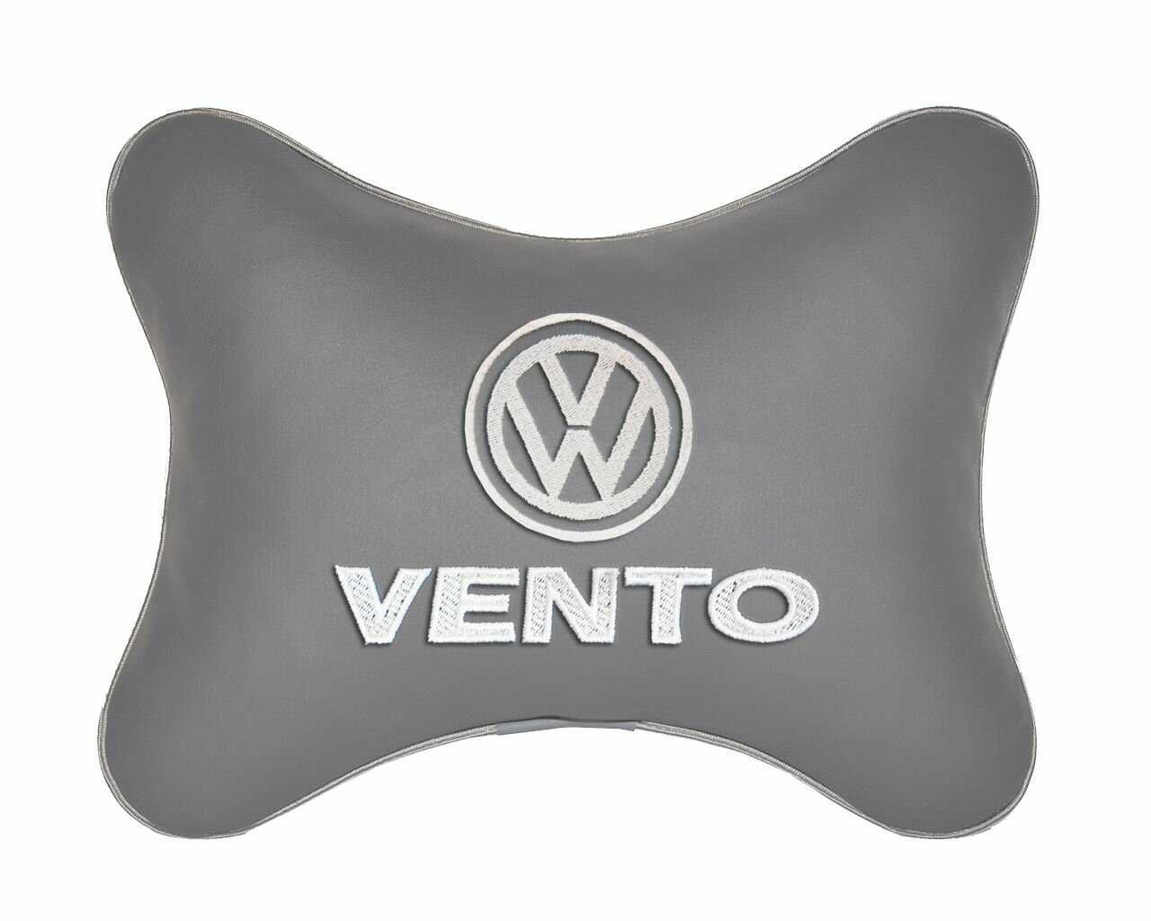 Подушка на подголовник серая экокожа VOLKSWAGEN Vento