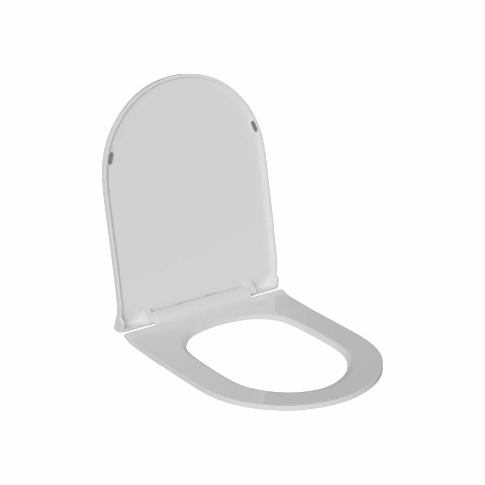 Сиденье для унитаза WAVE STAR полипропилен, микролифт, белый глянец, унитаза wave star
