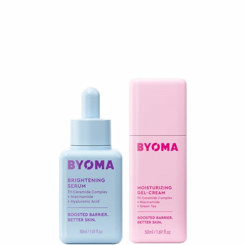 BYOMA Набор из сыворотки Brightening Serum 30 мл и увлажняющего геля-крема 50 мл