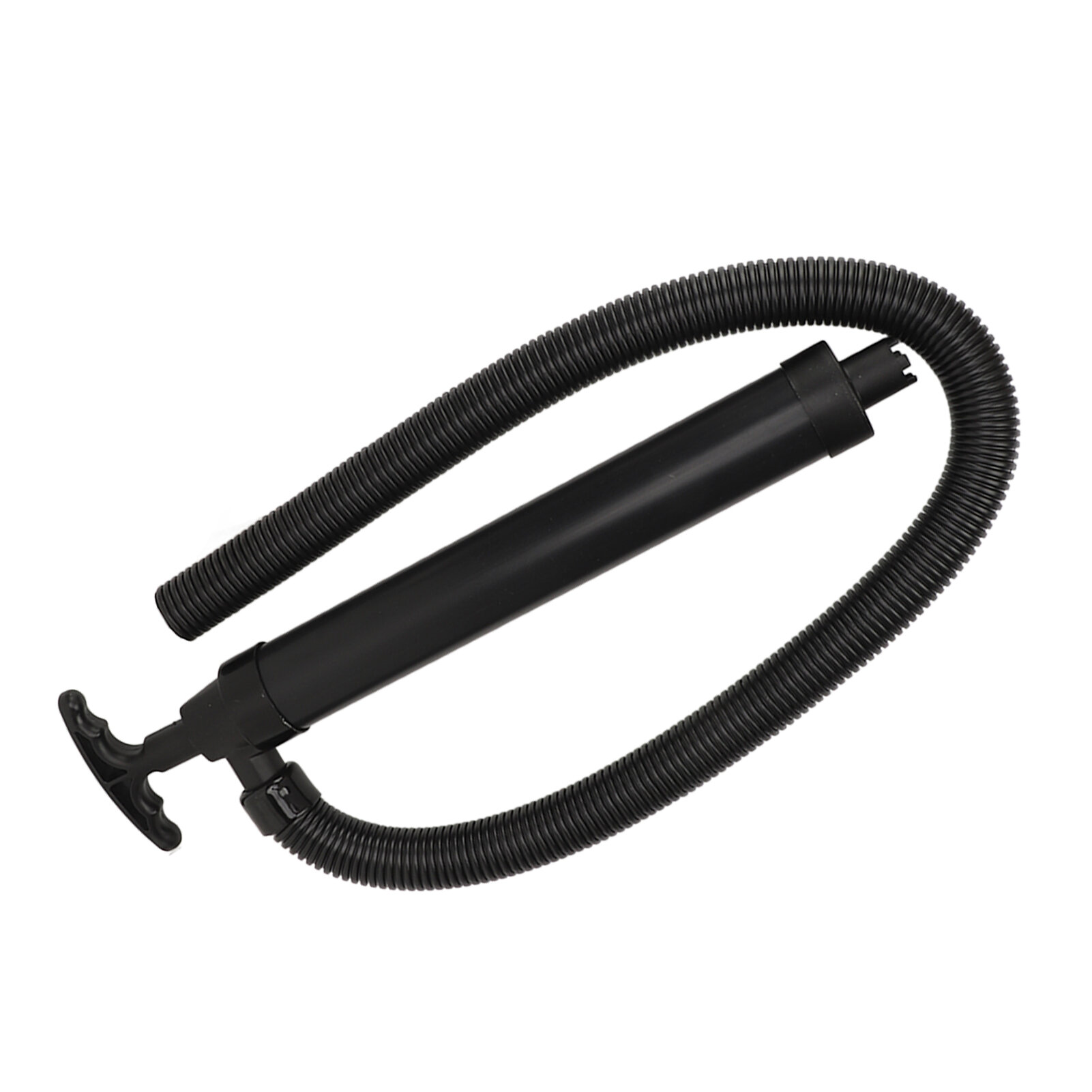 Ручной трюмный насос со шлангом, переносной ручной водяной насос для яхт, рыболовных судов, каяков, катеров, черного цвета