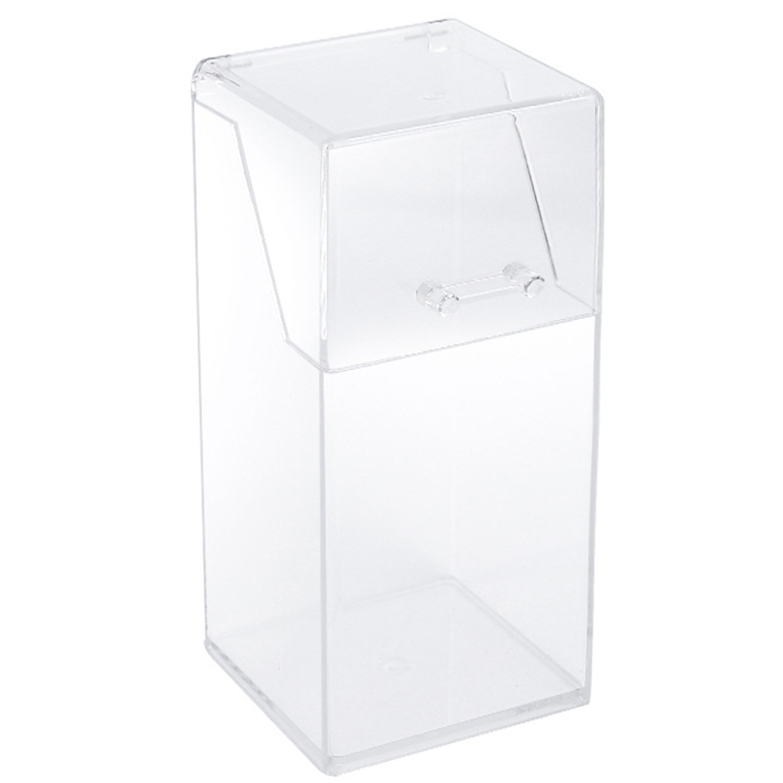 Организатор для макияжа щетки с крышкой большой емкость прозрачная коробка для хранения макияжа для бровей для бровей косметические инструменты для карандашей для бровей