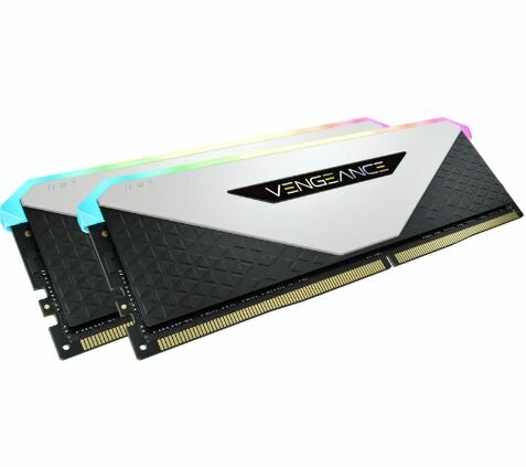 Оперативная память Corsair VENGEANCE RGB RS (CMN16GX4M2Z3200C16W) DIMM DDR4 16 ГБ - 2 шт, 3200 МГц