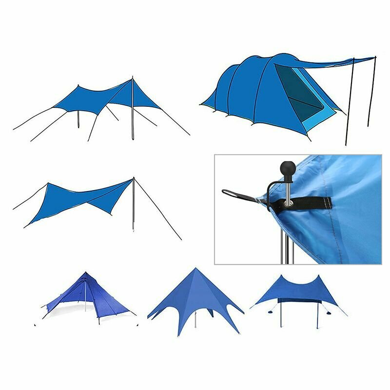 SANLIKE стойки 235см для тента, 2шт, для палатки и шатра