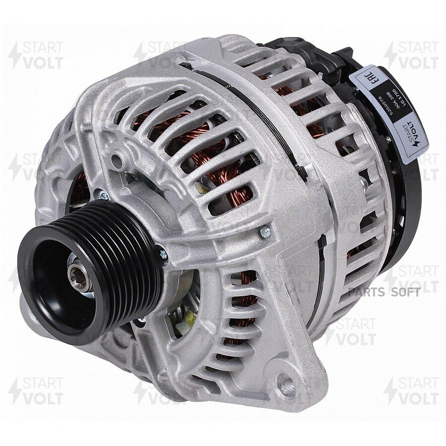 Генератор ПАЗ, КАМАЗ дв. CUMMINS ISBe ЕВРО-4/6ISBe250 (90A) (STARTVOLT) от официального дистрибьютора, STARTVOLT, артикул LG1755
