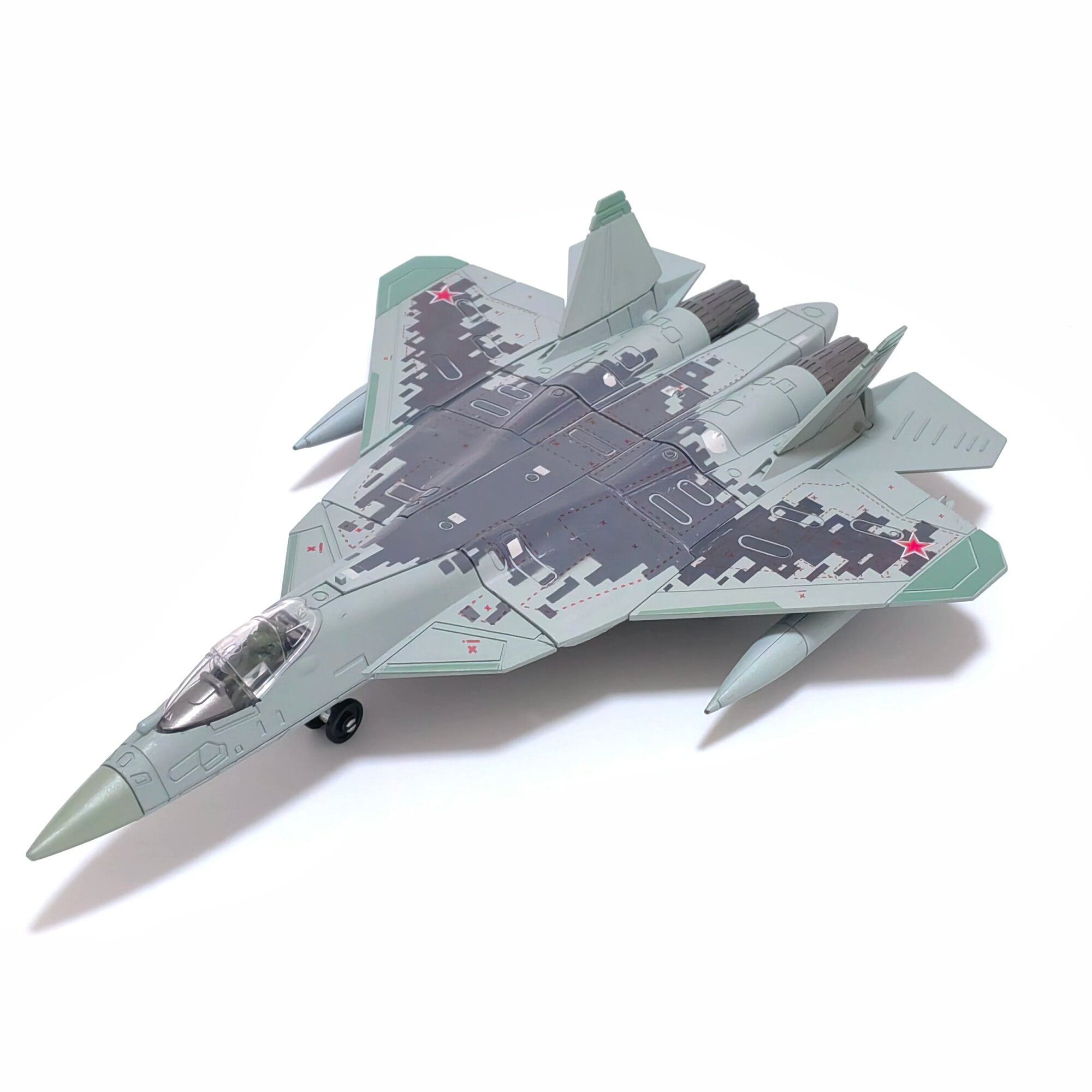 Масштабная Модель Истребителя СУ-57 (1:72), Пластиковая, Для Декора Дома, Коллекционная, Подарок На Рождество, Черная Пятница