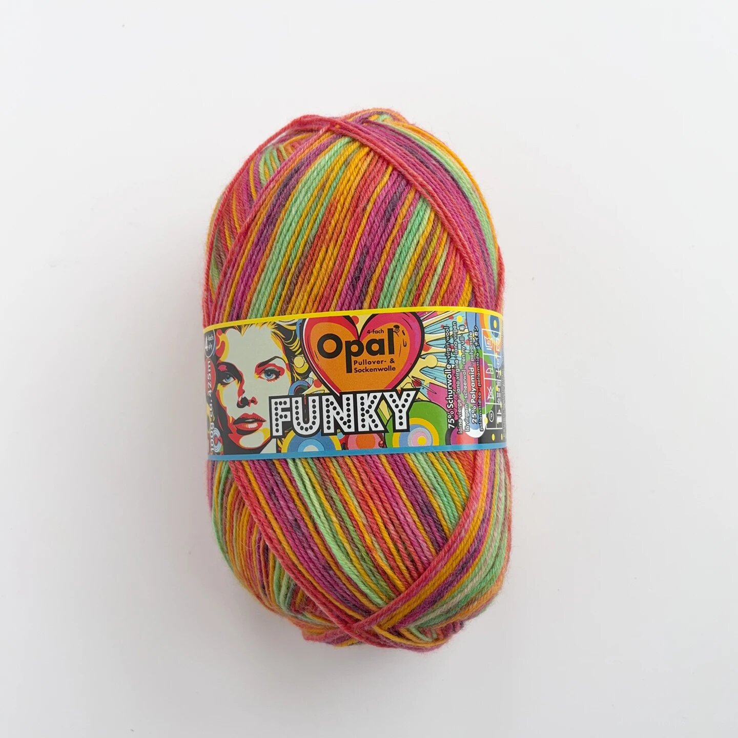 Пряжа Opal Funky Sock, цвет 11585